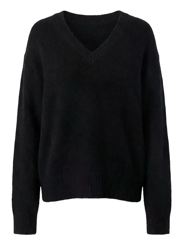 Almada Label Yara V-neck Sweater - Black