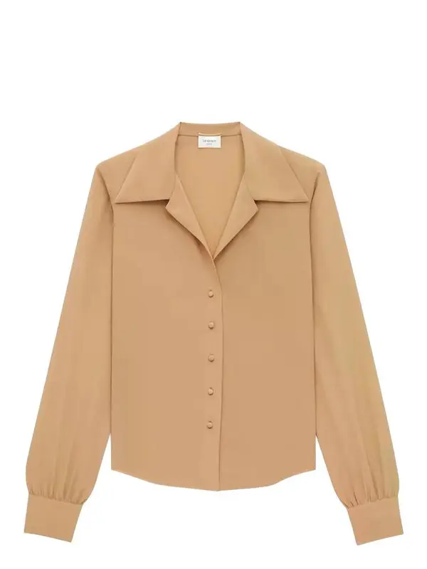 Saint Laurent Classic-collar Blouse - Neutrals