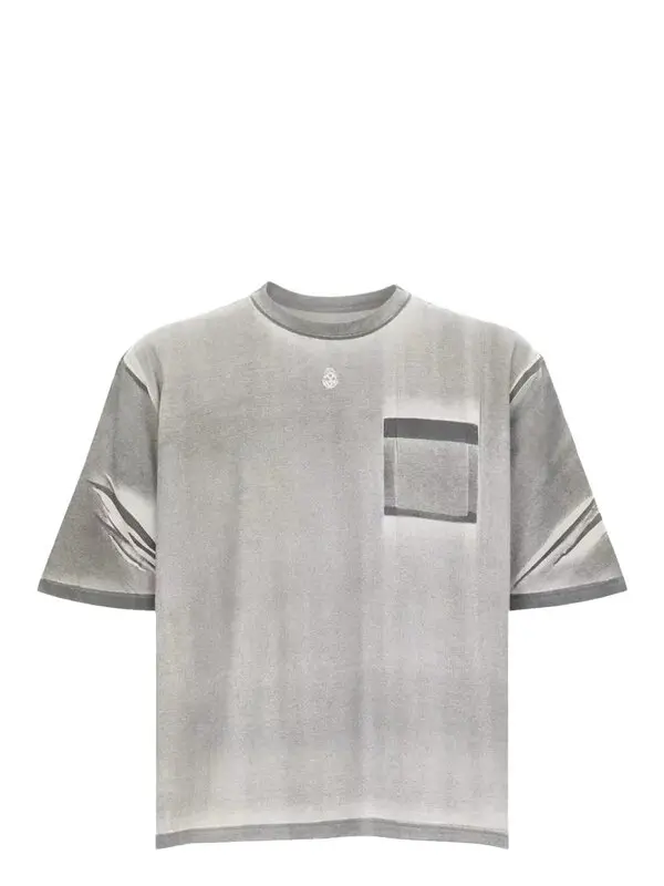 Alexander McQueen Chest-pocket T-shirt - Grey