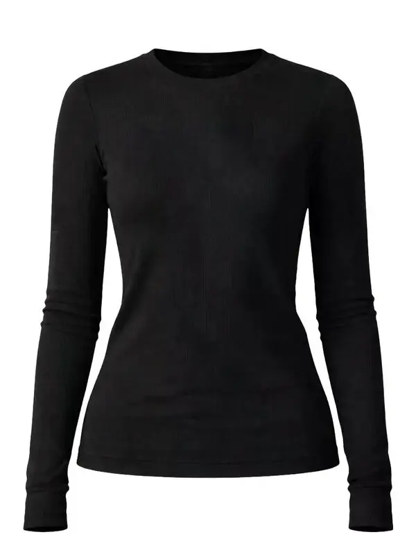 Velvet By Graham & Spencer Camino Long-sleeve T-shirt - Black