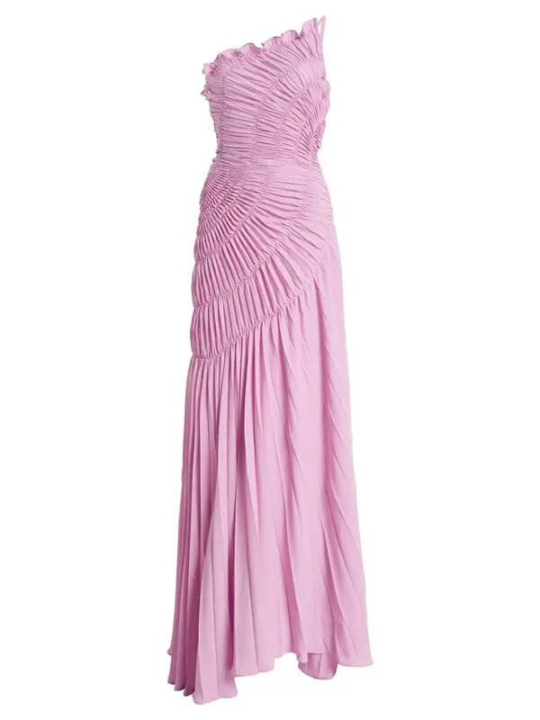 GEORGIA HARDINGE Exclusive Eden Georgette Maxi Dress - Purple