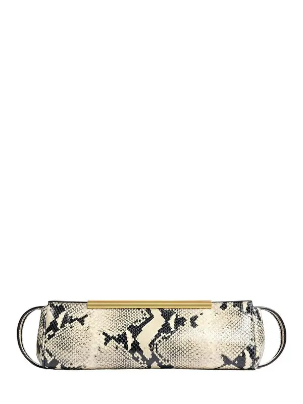 Khaite Donna -effect Leather Clutch - Python