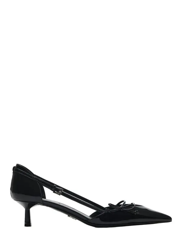 Prada Patent Leather D'orsay Pumps - Black