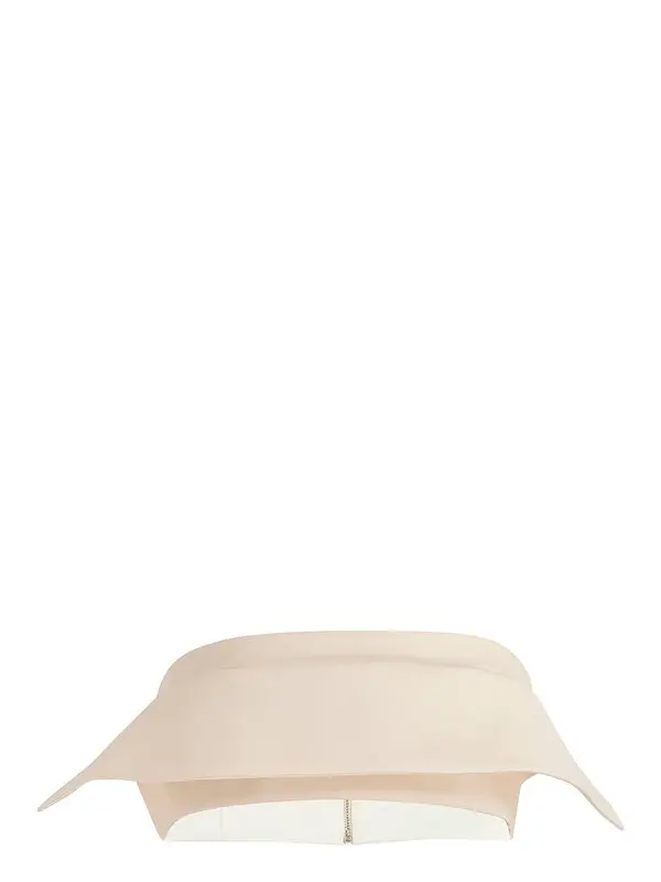 Khaite Kelsi Strapless Top - White