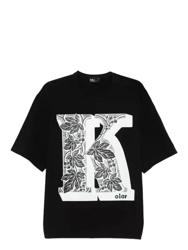 Kolor Logo-print T-shirt - Black