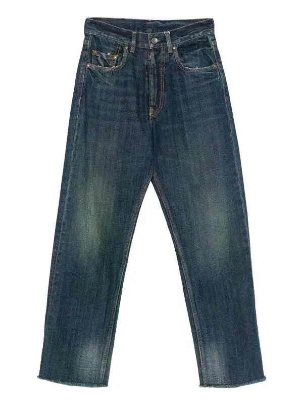 MAISON MARGIELA Five-pocket Jeans With Button Fastening - Blue