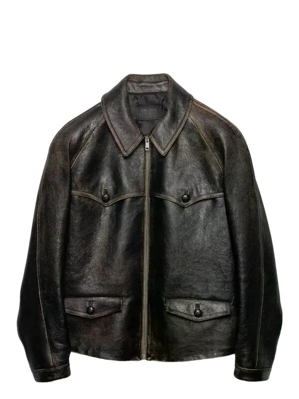 Prada Leather Jacket - Black