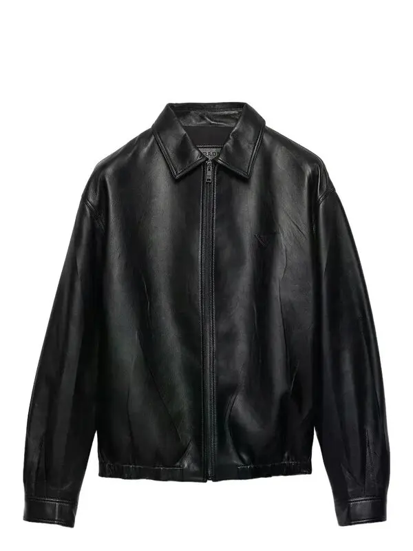 Prada Nappa Leather Jacket - Black