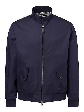 Gant Cotton-blend Harrington Jacket - Evening Blue