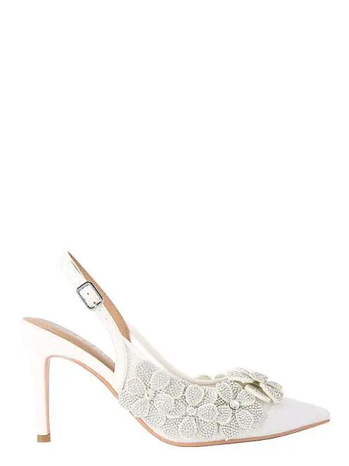 Carvela Petalo Woven Courts - White