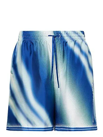 Casablanca The Art Of The Serve Silk Shorts - Blue