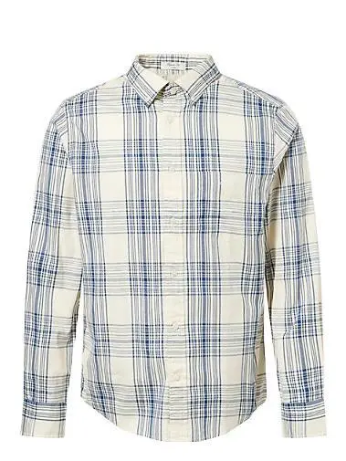 Gant Dreamy Oxford Check Cotton Shirt - Creamed White