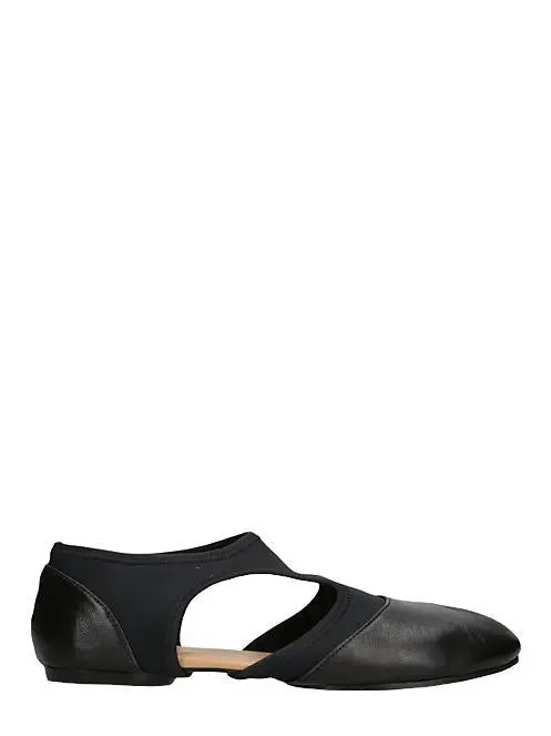MAISON MARGIELA Tabi Jazz Leather And Woven Loafers - Black