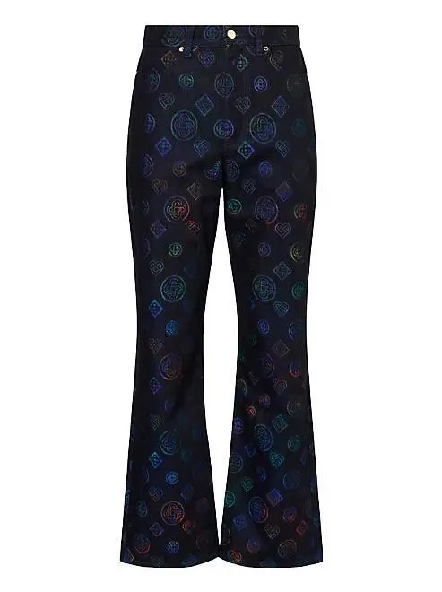 Casablanca Heatmap Straight-leg Denim Jeans - Multi