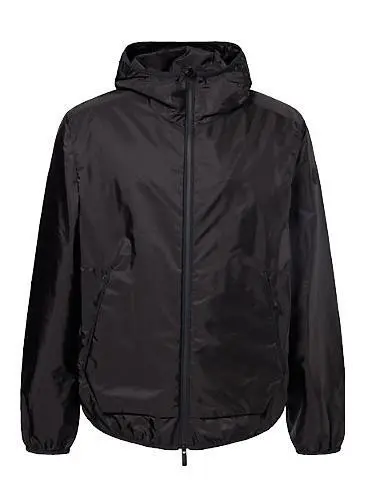 Moncler Logo-print Hooded Shell Jacket - Black