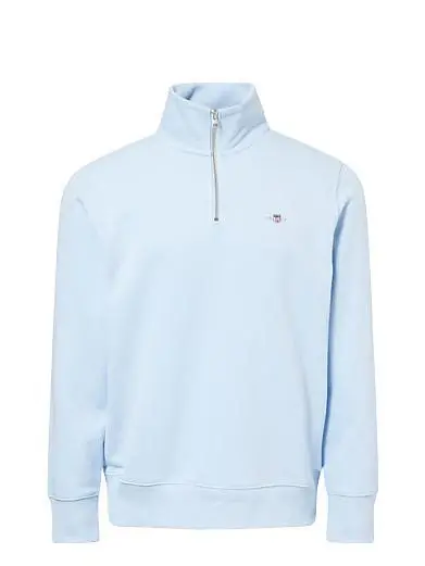 Gant Embroidered Logo Cotton-blend Sweatshirt - Fresh Blue