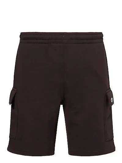 Lacoste Cotton Sweat Shorts With Flap-pocket - Brown