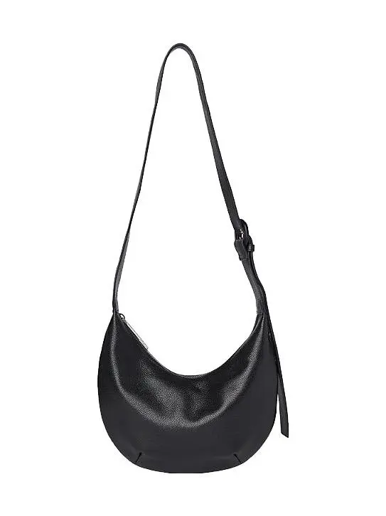Whistles Small Sia Leather Cross-body Bag - Black