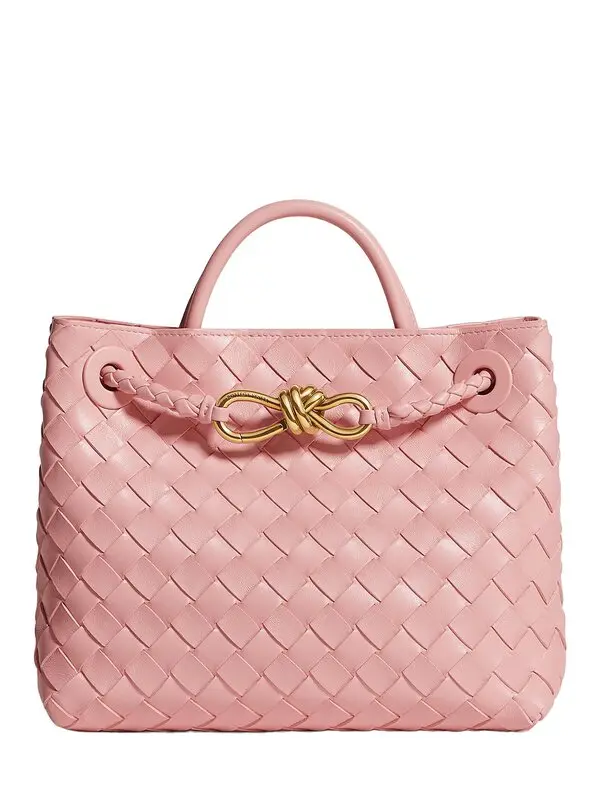 BOTTEGA  VENETA Small Andiamo Top Handle Bag - Blush