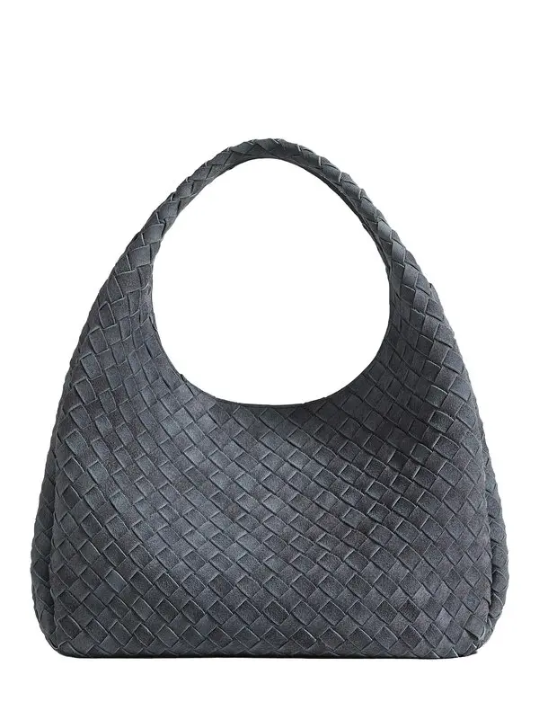 Bottega Veneta Large Campana Shoulder Bag - Cloudy Indigo