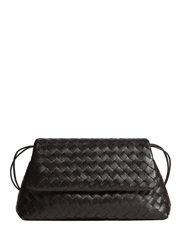 Bottega Veneta Intrecciato Leather Pouch - Fondant