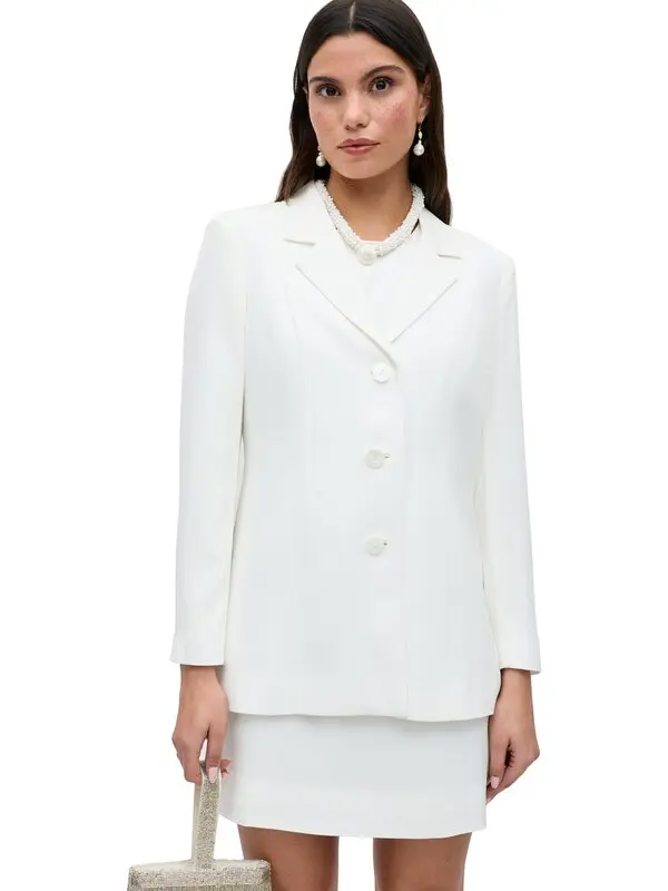 Rixo Marselle Regular Jacket - Ivory
