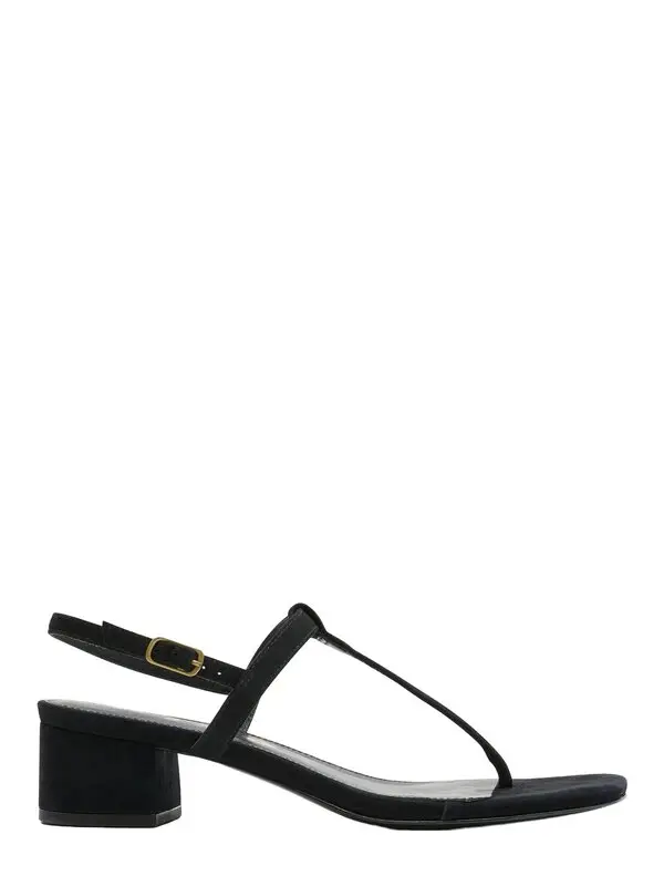 Rixo Mads Suede Sandals - Black