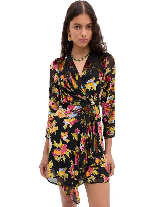 Rixo Kensley Devoré Dress - Multi