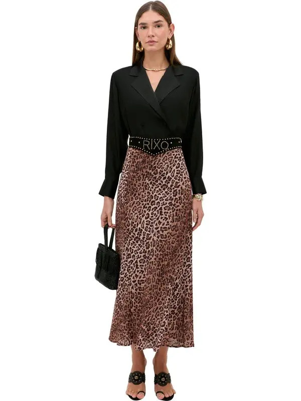 Rixo Kelly Leopard Regular - Brown