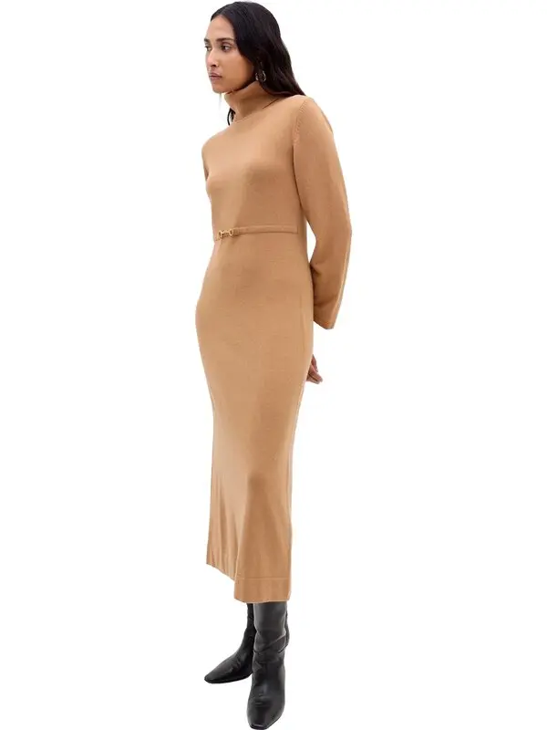 Rixo Elliette Knitted Dress - Brown