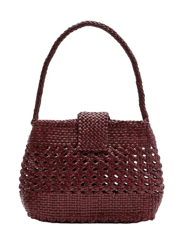 Rixo Amoria Bordeaux Bag - Burgundy