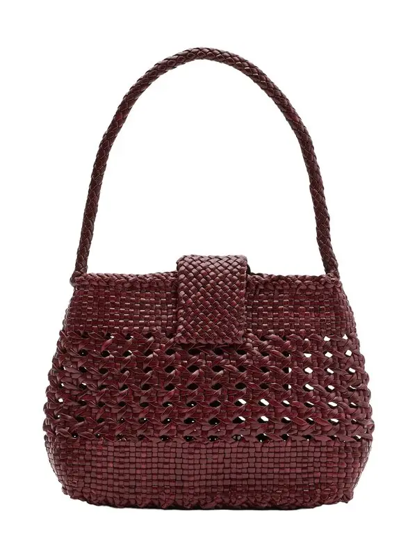 Rixo Amoria Bordeaux Bag - Burgundy