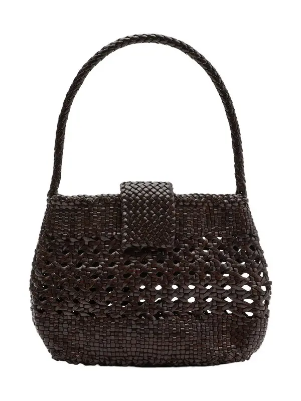 Rixo Amoria Woven Bag - Brown