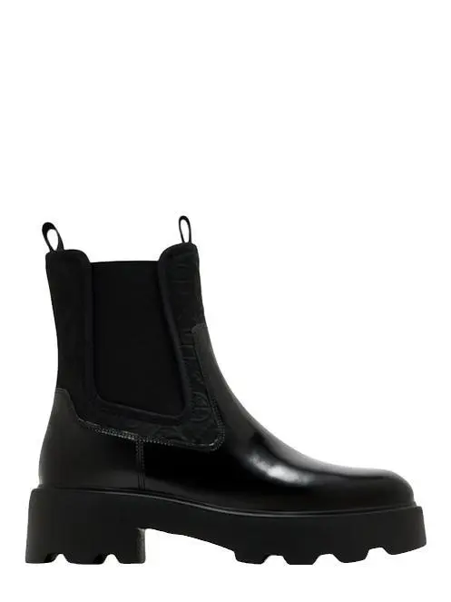 Tory Burch T Monogram Chelsea Boots - Black
