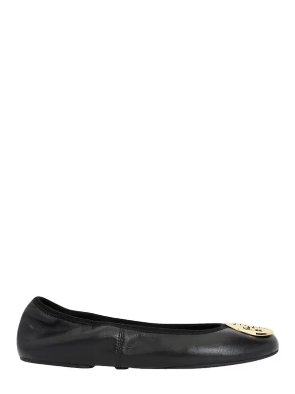 Tory Burch Reva Travel Ballet Flats - Black