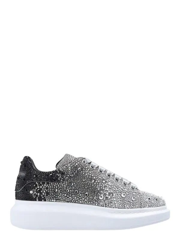 Alexander McQueen Oversized Crystal - Silver/black