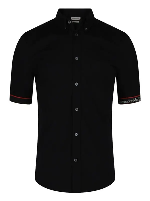 Alexander McQueen Selvedge Tape Buttonup Shirt - Black