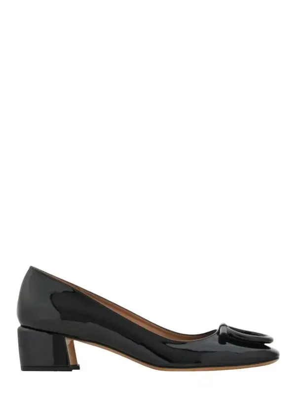 FERRAGAMO Maxi Gancini Pumps - Black