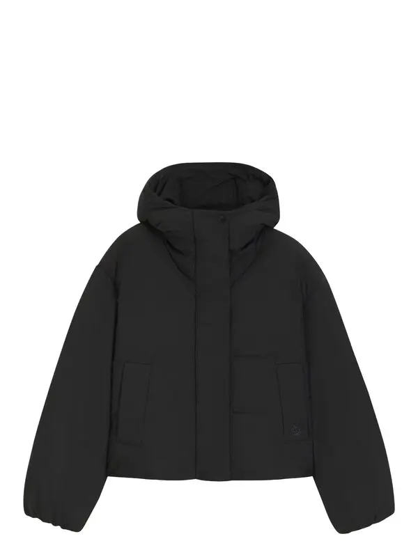 BOSS Regular Fit Crinkle-fabric Jacket - Black