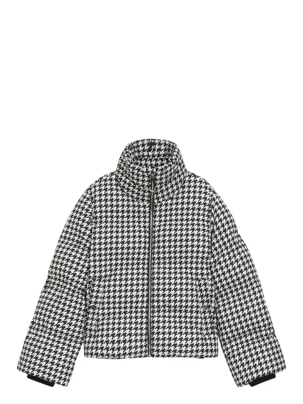 Hugo Houndstooth Padded Jacket - Patterned