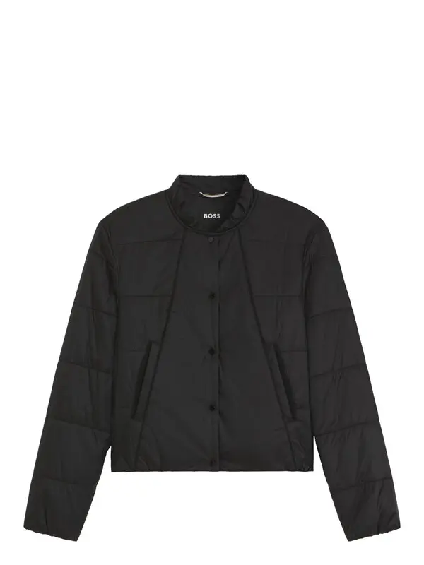 BOSS Packable Jacket With Water-repellent Finish - Black