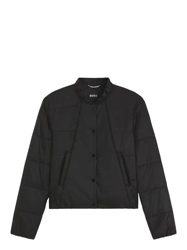 BOSS Packable Jacket With Water-repellent Finish - Black