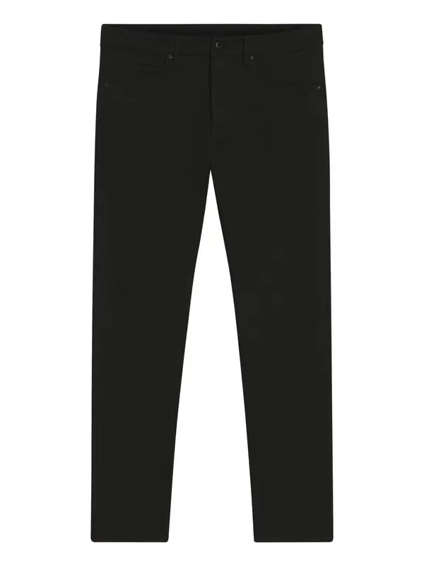 BOSS Porsche X Tapered-fit Stretch Denim Pants - Black