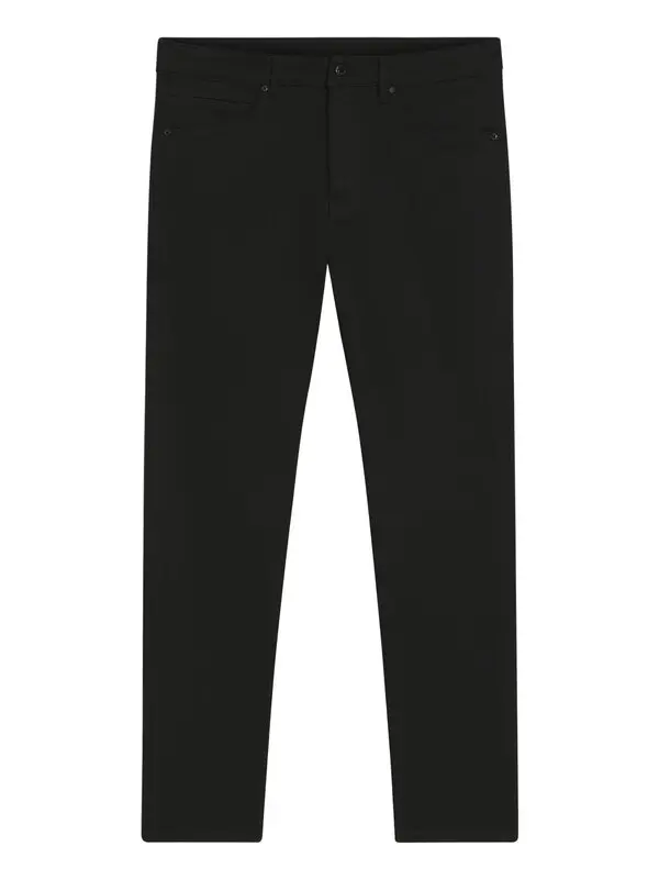 BOSS Porsche X Tapered-fit Stretch Denim Pants - Black