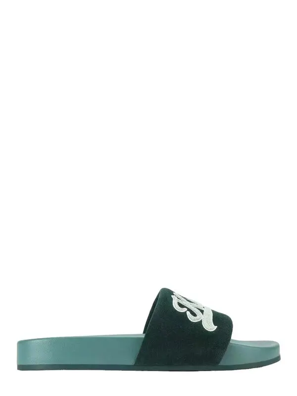 Kurt Geiger Suede Slides - Green