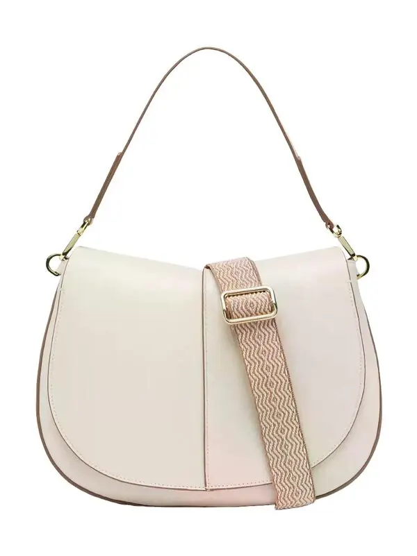 GIANNI CHIARINI Helena Round Shoulder Bag - Neutrals