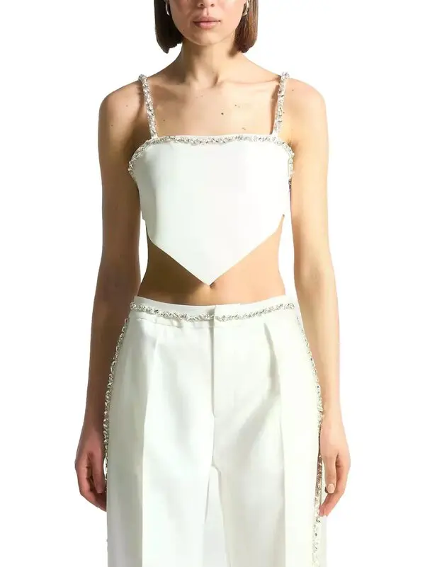 Manière De Voir Eloise Embellished Top - White