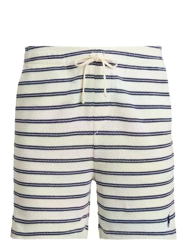 Polo Ralph Lauren Striped Drawstring Shorts - Neutrals