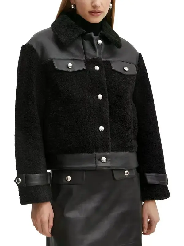 MORGAN Panelled Jacket - Black