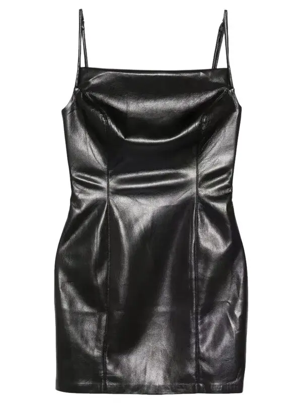 Nanushka Square Neck Dress - Black